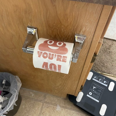 Happy 40th Birthday Toilet Paper Prank Funny Gag Gift for Woman or Man ...