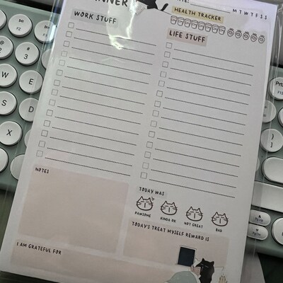 Self Care STICKERS PACK Black Cat Mindfulness Self Love Wellness ...