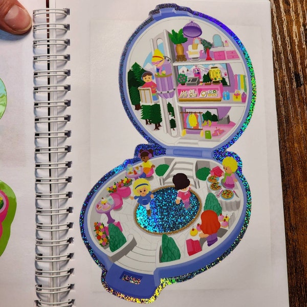 Vintage Polly Pocket Inspired Sticker - Etsy