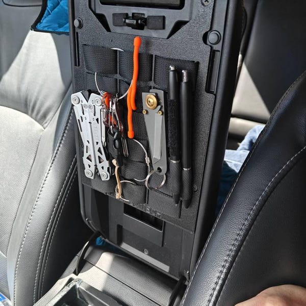 Crosstrek Center Console MOLLE Panel: 2024-2025 Subaru Storage ...