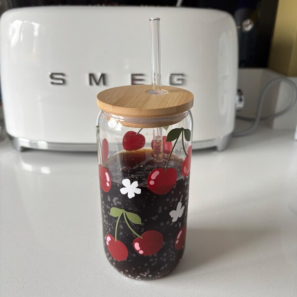 Mystic Snakes Glass Cup, Witchy Libbey Glass Can Glass Straw ...