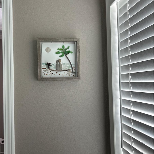 Sea Glass Fish Art/tropical Fish Art/sea Glass Wall Art/sea Glass Art ...