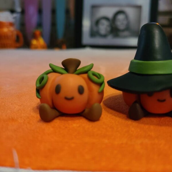 Lil Pumpkin - Handmade Polymer Clay Creation - Etsy