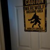 Werewolf Sign, Werewolf Breeding Area, Werewolf Gift, Urban Legends ...