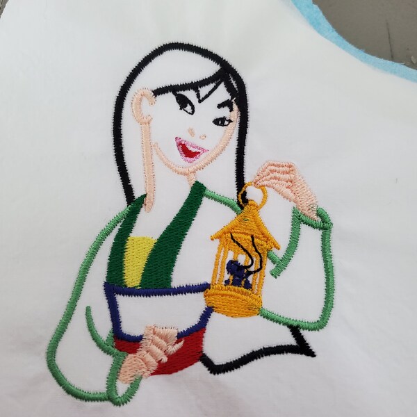 Chinese Princess 2 Applique Embroidery Design, Baby Birthday Machine ...