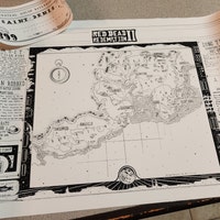 Hand Drawn Red Dead Redemption Map - Etsy UK