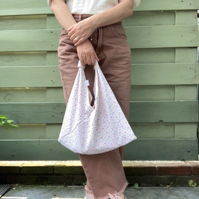 Small Japanese Folded Bag PDF Sewing Pattern With Tutorial Instant ...