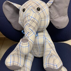 Memory Elephant // Keepsake Elephant // Custom Order Stuffed Elephant ...