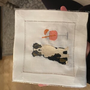 Funny Embroidered Cocktail Napkins boozy Cocktail Napkins - Etsy