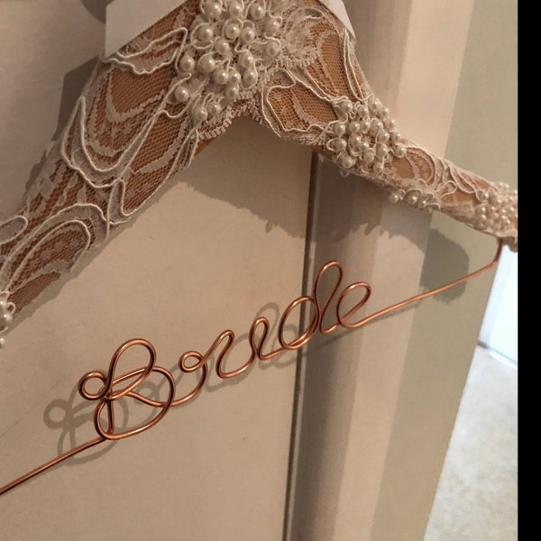 The ULTIMATE Bride Lace Wedding Hanger - for the Perfect Touch to Any ...