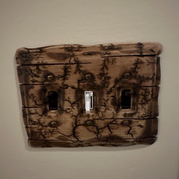 Rustic Cedar - Light Switch Covers, Switch Plates, Wall Plates, Plug ...