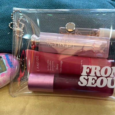 Korean Style Clear Pouch, PVC Pouch, Cosmetic Pouch, Transparent Pouch ...