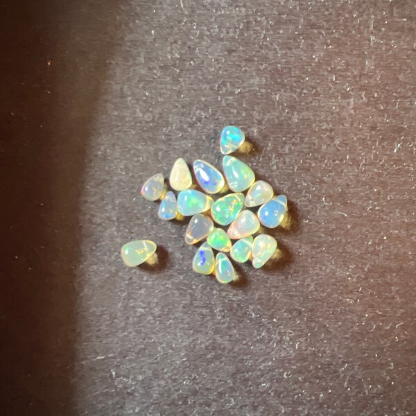 Peruvian Pink Opal Micro Faceted Round Beads 1 Focal Large Light Pink ...