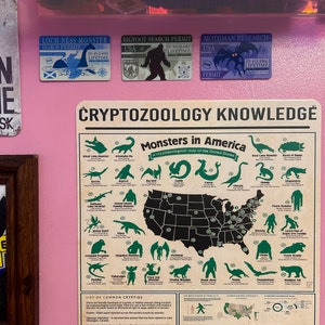 Bigfoot Search Permit 2x3.5 Wallet-sized Metal Card - Etsy