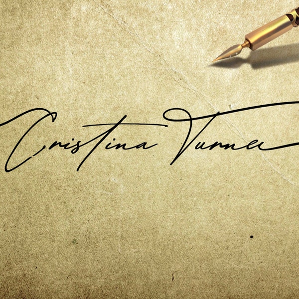 Custom Signature Logo, Signature Logo Design, Handdesign Signature ...