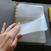 Clear Stamp Organizerclear Stamp Storage Case Sticker - Etsy Canada