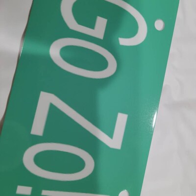 Sea Turtle License Plate Underwater License Plate Under the Sea License ...