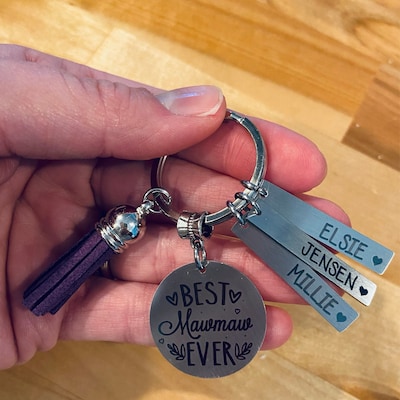Mamaw Gift Keychain Key Chain BEST MAMAW EVER 1 Mamaw Mamaw Gift ...