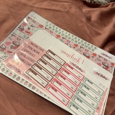 January Bill Due Stickers, Budget Stickers, EC Planner Stickers ...
