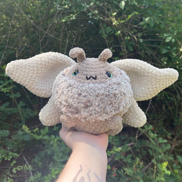 Chunky Moth Crochet PATTERN - Etsy