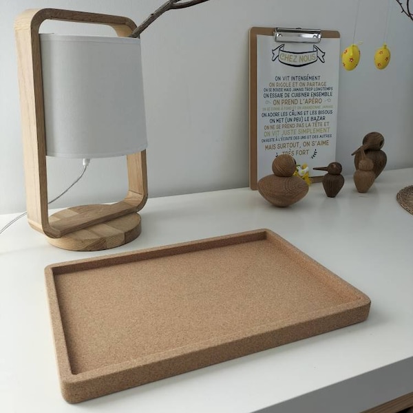 The Cork Desk Mat, Large Cork Desk Pad, Desk Mat, Waterproof Material ...