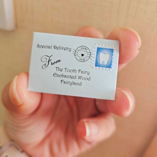 Tooth Fairy Letter Kit | Miniature Mail, Lost Tooth Keepsake - Etsy UK