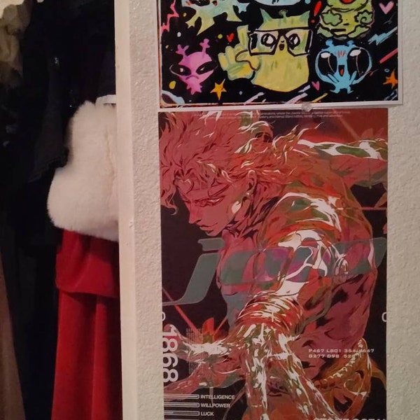 Jojo's Bizarre Adventure Yoshikage Kira Poster - Diamond is Unbreakable ...