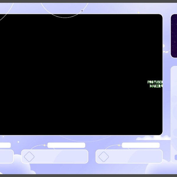 Delicate Animated Stream Package/galaxy/twitch Set/panel/stinger ...