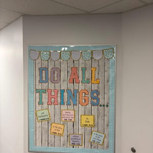 Christian Bible Verse Bulletin Board Kit! Great for Christian School or ...