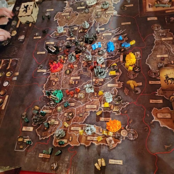 3D Deluxe Risk Got Token Set Compatible With Most Medieval Board Games ...