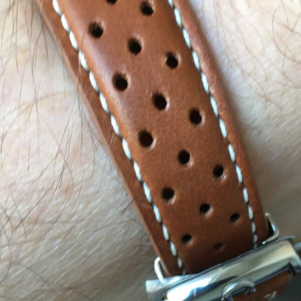 Bespoke Nubuck Brown Leather Watch Strap, Basic Watch Strap for Grand ...