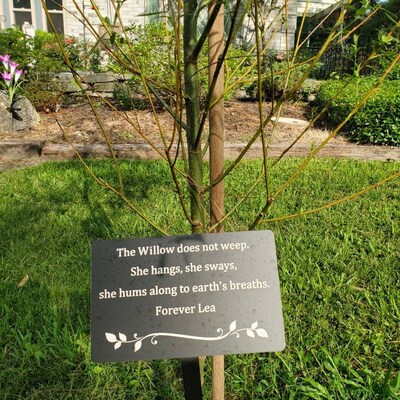 Outdoor Memorial Plaque, Memorial Sign, Memorial Gift, Memorial Plaque ...