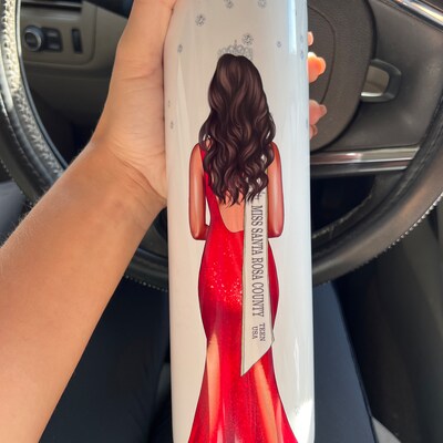 Personalized Pageant Girl Portrait Sticker Pageant Gifts Pageant ...