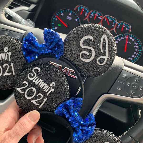 Disney Cheer Summit - 2026 Mickey & Minnie Personalized Disney Ears - Etsy