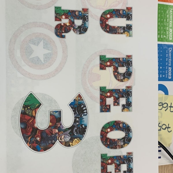 Superhero Alphabet Png - Superhero Birthday Banner - Superhero Alphabet ...