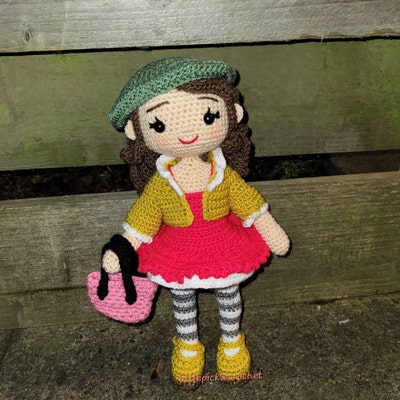 2 IN 1 Sarah Crochet Doll Pattern, Amigurumi Doll Pattern, PDF in ...