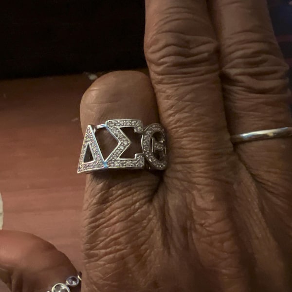 Delta Sigma Theta Ring - Etsy