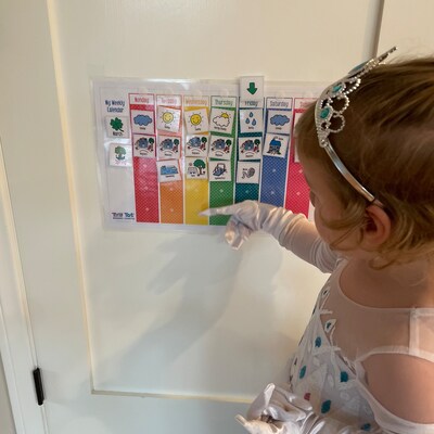 First Next Then Transition Board includes 72 Routine and - Etsy