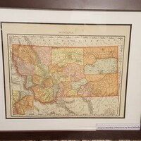 Hemispheres Original 1902 Map by the Century Company. Original Antique ...