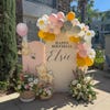 God Bless Arch Backdrop Christening Baptism Arch Backdrop, With Stands ...