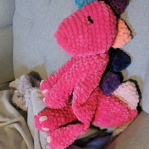 Sleepy Snuggle-saurus Rag Doll Crochet PATTERN / Rag Doll - Etsy