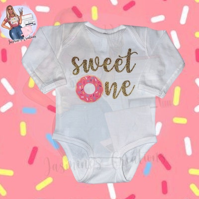 Sweet One Donut SVG, One Sweet Girl SVG, 1st Birthday Donut Party Cut ...