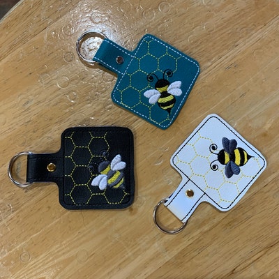 DIY-DIGITAL FILE 4x4 Hoop Honey Bee With Honeycomb Snap Tab / Eyelet ...