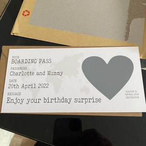 Personalised Surprise Birthday Card Personalised Surprise | Etsy