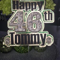 Money Theme Cake Topper Dollar Sign Cake Topper - Etsy Canada