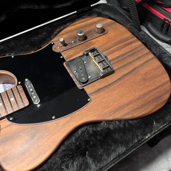 Telecaster Aged Copper Neck & Control Plate Set - Slanted Switch - Etsy