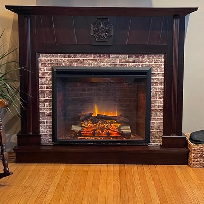 1920s Arts & Crafts Stunning Fireplace Surround, Antique Rookwood Tile ...