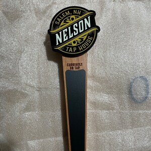 Beer Tap Handle With Changeable Logo & Chalkboard Insert Customize Your ...