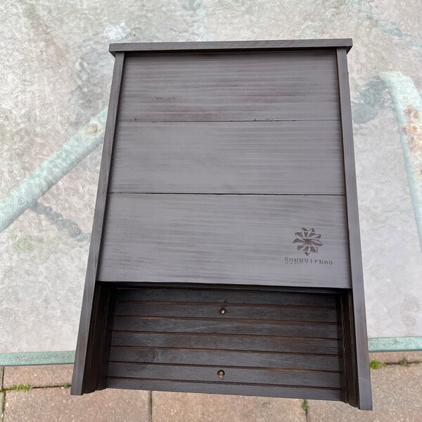 Large Bat House - Bat Box - Double Chambered Bat Houses - Improved Air ...