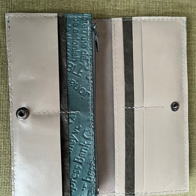 PDF Pattern Leather Long Wallet Flap Wallet Leather DIY - Etsy